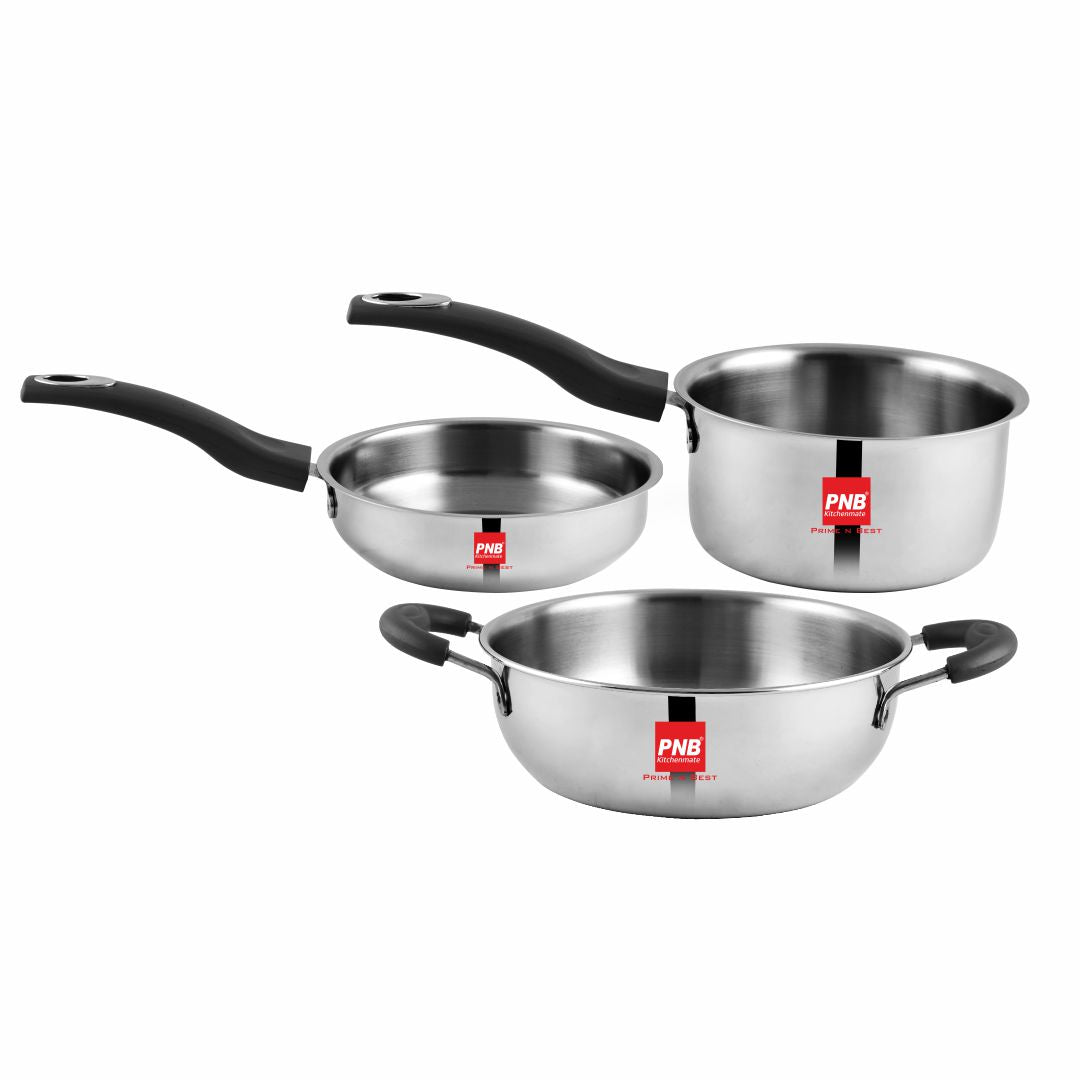 Royal Cookware Set 3U - Plain Base Cookware
